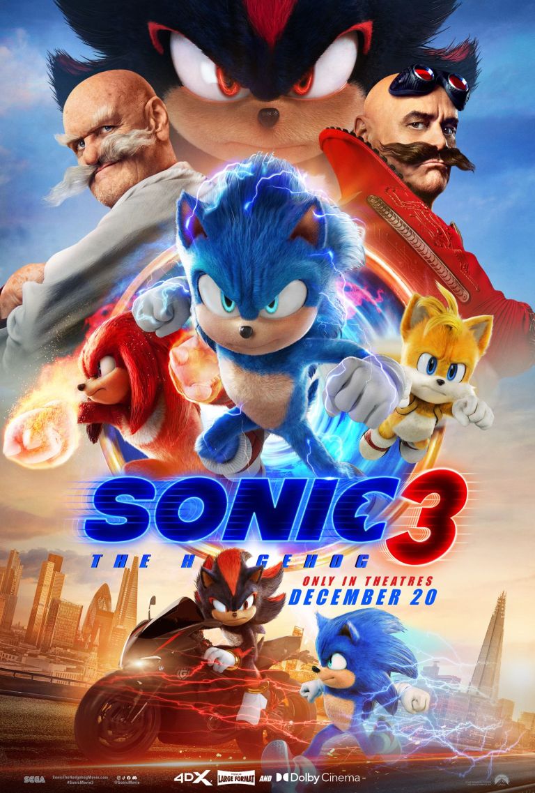 Sonic the Hedgehog 3 Gets New Posters and Japanese Dub Cast – Red's ...